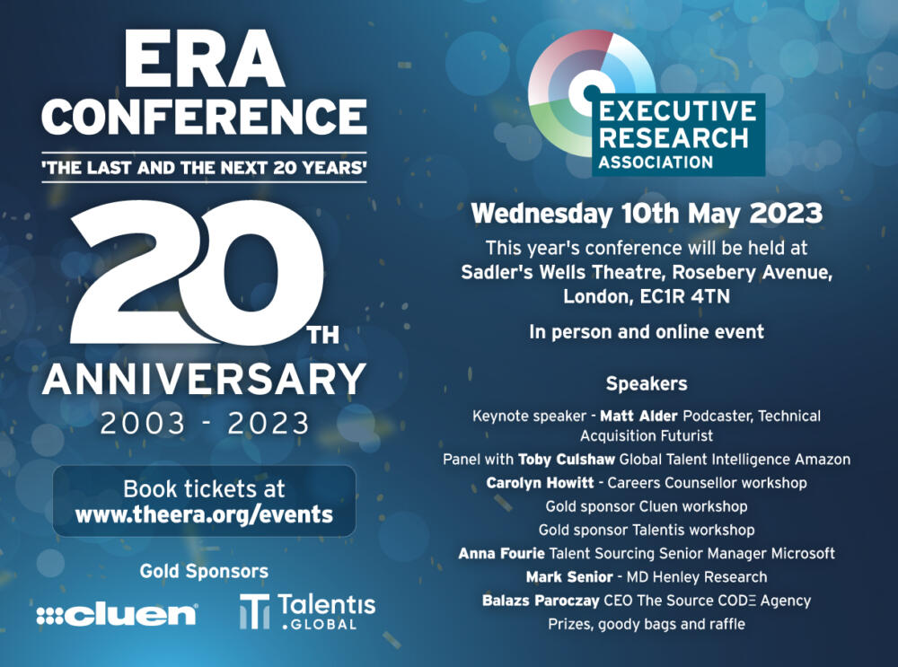 ERA Conference 2025 - Executive Research Association
